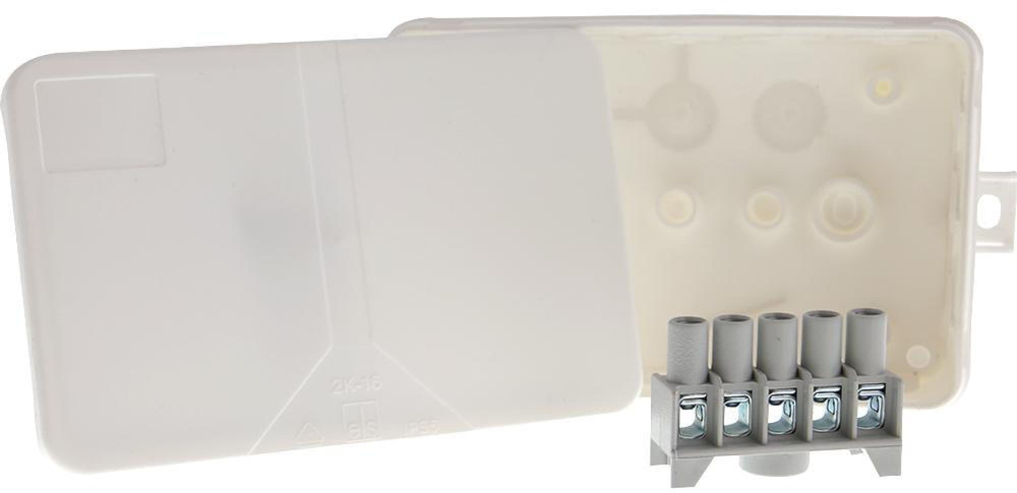 SPELSBERG IP55 Junction Box 5 Pole Exterior Mounting Clip 130 - Walmart.com