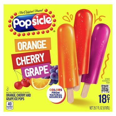 Fun Pops Fruit Flavored Freezer Pops, 2.5 oz, 36 Count - Walmart.com