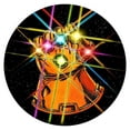 Infinity Gauntlet Marvel Universe Round Edible Cake Topper Image ...