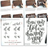 Craft County Simple Hand Lettering Books – Calligraphy Learning Books ...