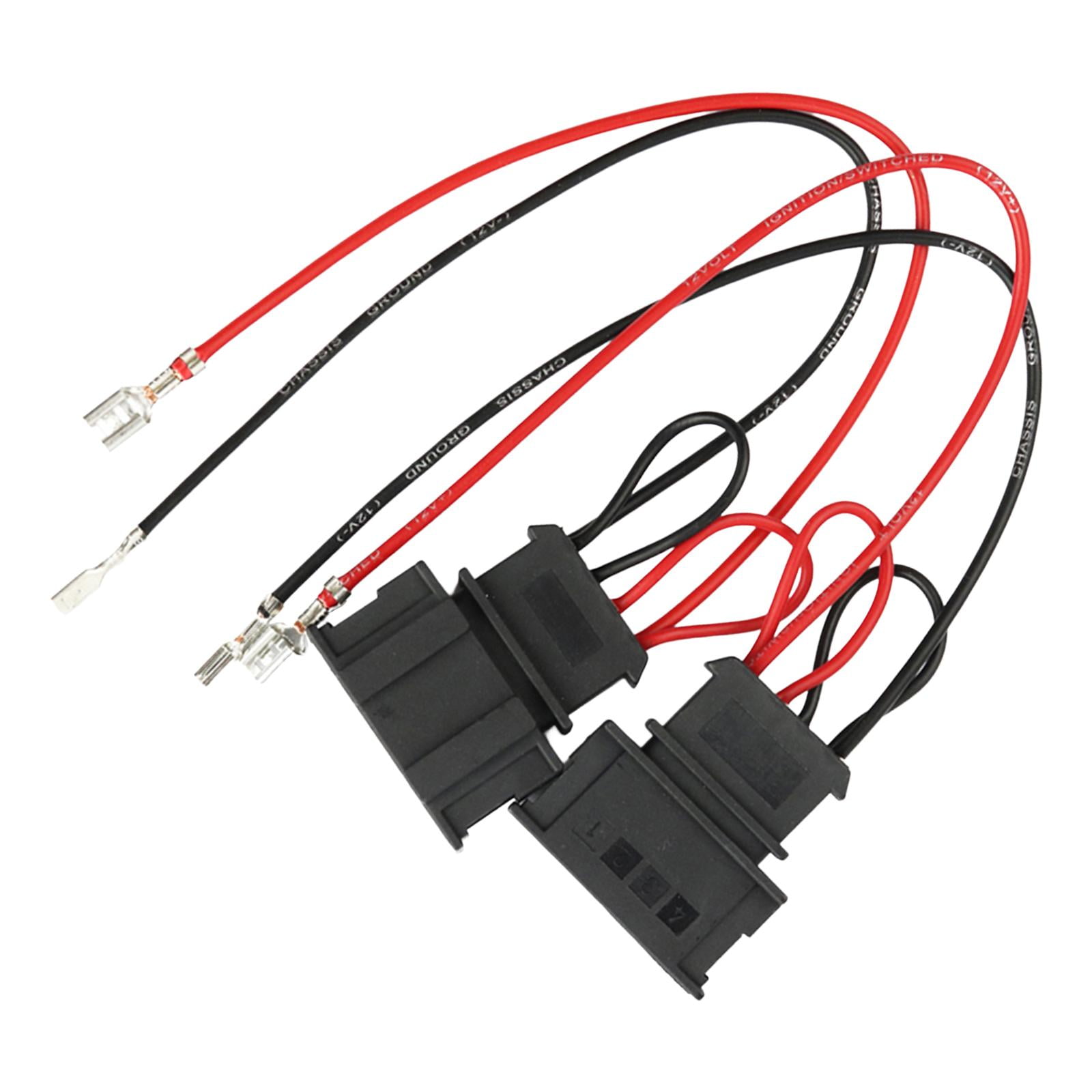 2x Car Stereo Speaker Wire Harness Adaptor Connection Plug Connector ...