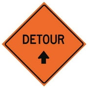 Detour 1000 Ft Sign