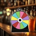 HILABEE Color Rotating Wheel Fortune Wheel Editable Portable Roulette ...