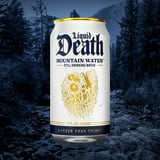 Liquid Death Mountain Water, Still 12oz Cans, 6-Pack, Naturally Sourced ...