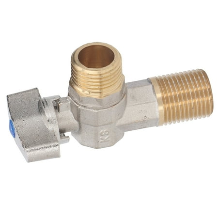 Large Flow Triangular Valve,G1/2 Thread Brass Triangle Coldand Hot ...