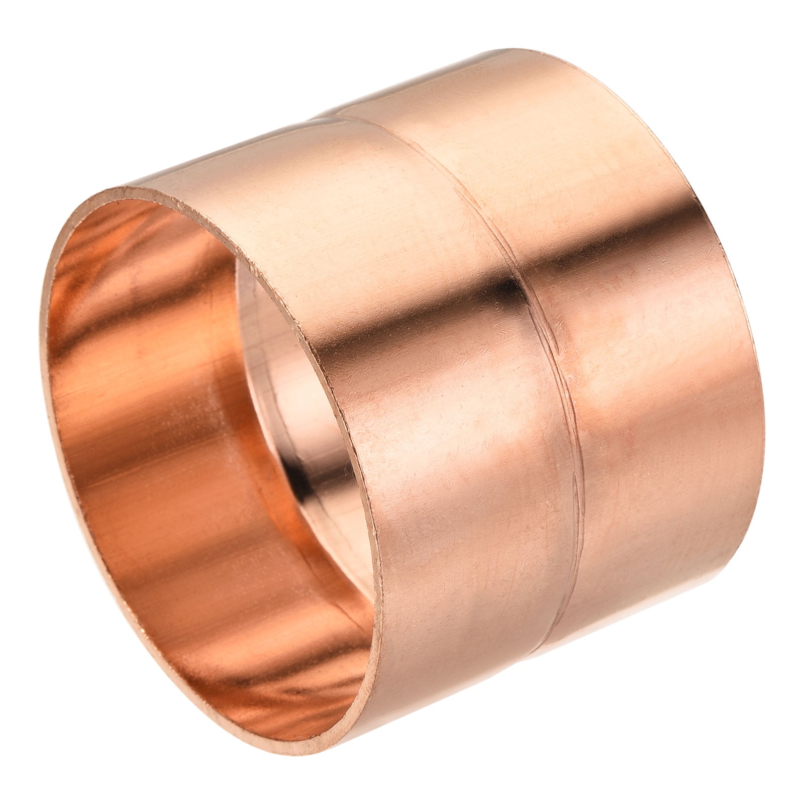 Uxcell 76mm Straight Copper Pipe Coupling Connecting Adapter Joint for ...