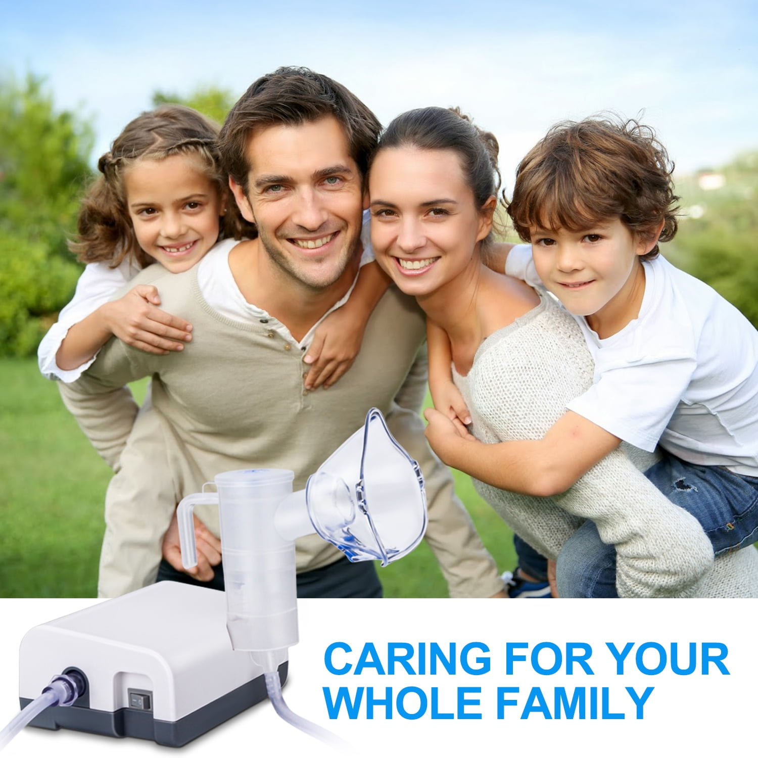 Buy Steam Vaporizer Inhaler Breathe Machine Kit Air Compressor for ...