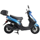 "X-Pro 50cc Gas Moped Scooter for Adults, Electric/Kick Start, 10 ...