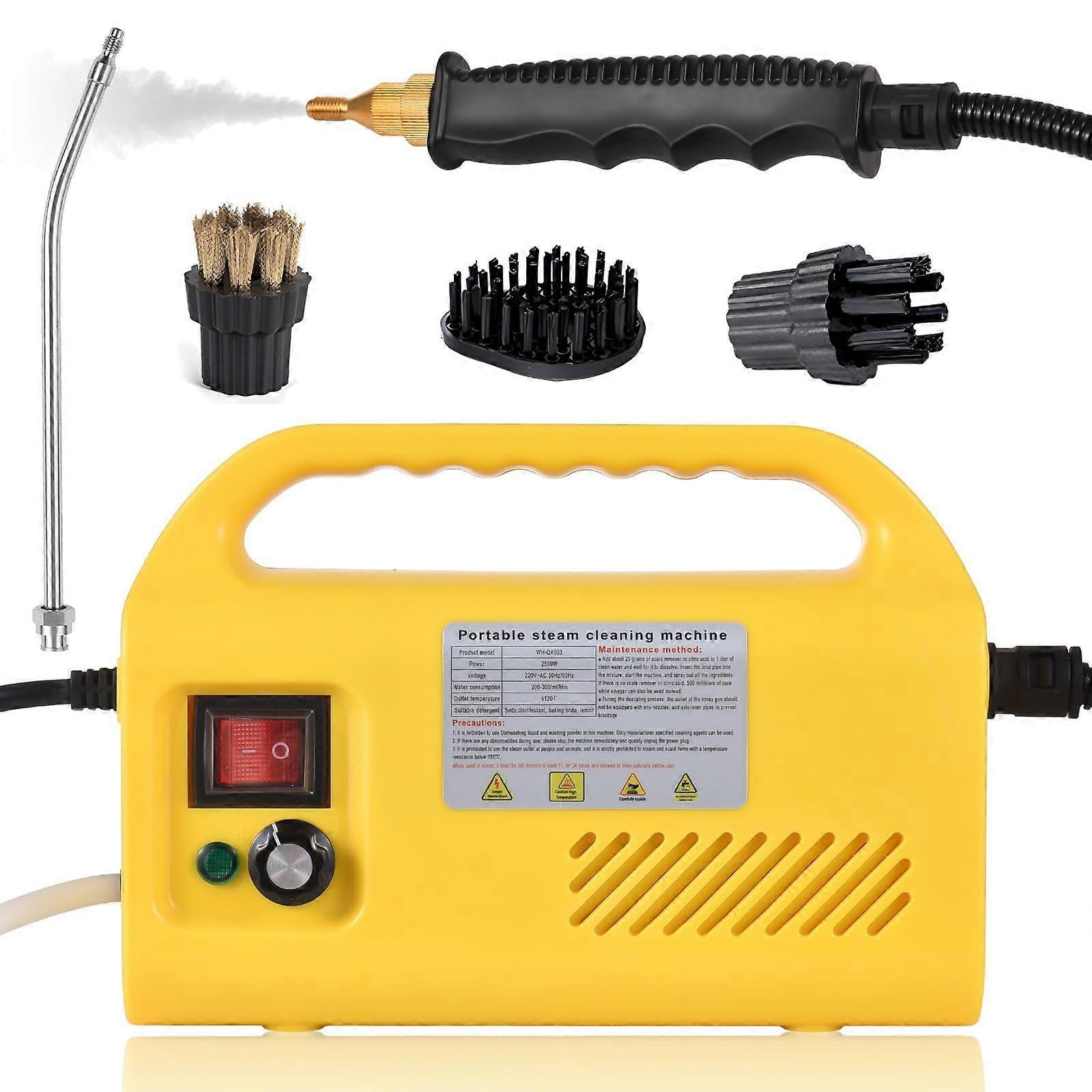 2500W Handheld Steam Cleaner Tankless Design High Temperature Handheld ...