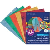 Pacon Art Street Marble Construction Paper - 9" X 12" - Assorted ...