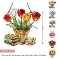 2D Book Flower Suncatcher - Acrylic Sunflower Window Hanging Decor ...
