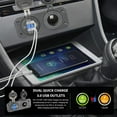 BUTTERFLY- Qc3.0 Dual Usb Car Charger Cigarette Lighter Socket Power ...