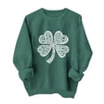 Frostluinai St. Patrick's Day Sweatshirt for Women Oversized Funny ...