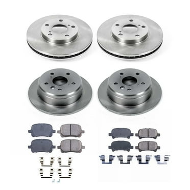 Ultimate Brakes Front and Rear Ceramic Brake Pad and Rotor Kit with ...