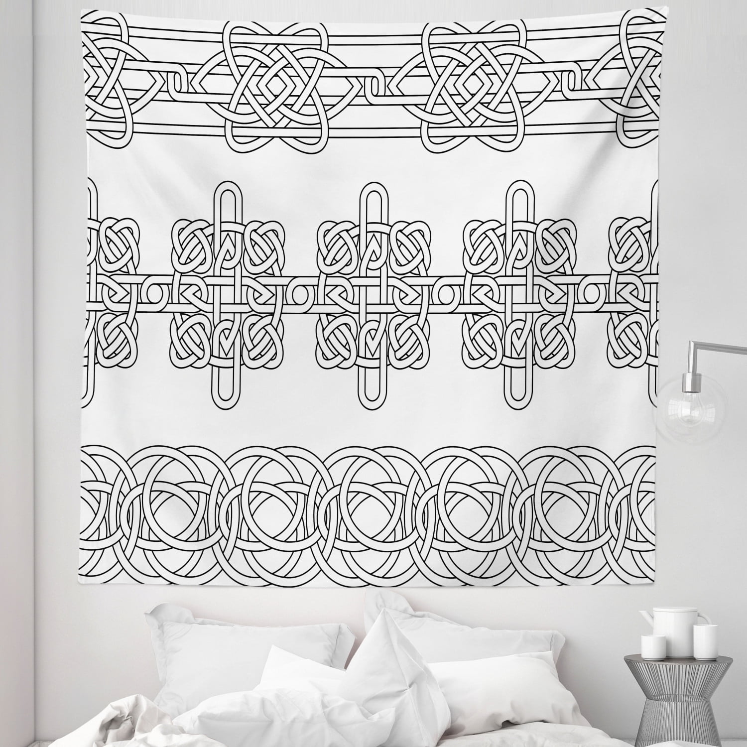 Irish Tapestry, Indigenous Motifs in Stencil Art Style Celtic Culture ...