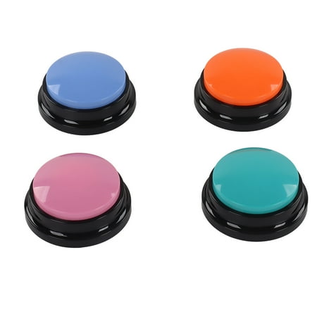 Voice Recording Button, 30 Second Record ABS Clear Recordable Buttons ...