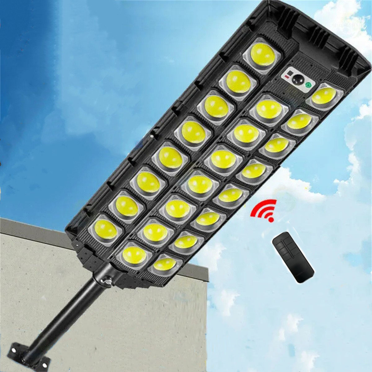 Hyper Tough 5000 Lumen Motion Sensor Solar Street Light - Walmart.com