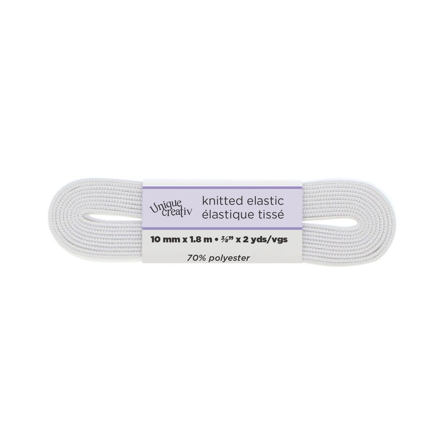 Click here for Unique Creativ Knitted White Elastic 10 Mm prices