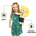 14" Movable Mouth Peach Girl Hand Puppet - Smile Jesus Loves You ...