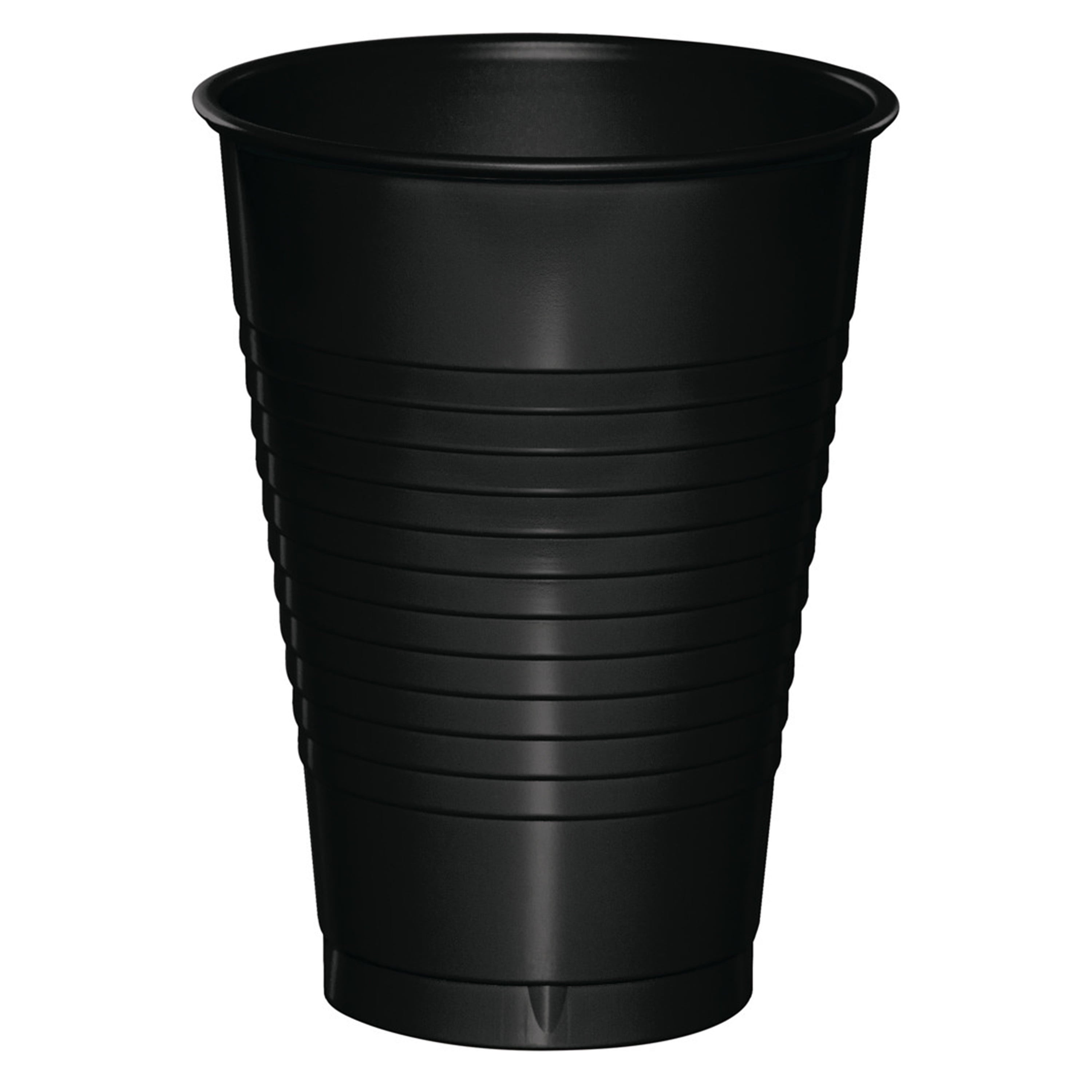 Black 12 Oz Plastic Cups For 20 Guests Walmart