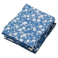 Threadart, Fabric Bundles, 5 Fat Quarters, Dark Blue Vintage Prints ...