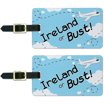 Ireland Irish Flag Luggage Tags Suitcase Carry-On ID, Set of 2 ...