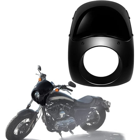 7" Motorcycle Headlight Fairing Covers creen Windshield Cover Kit for ...