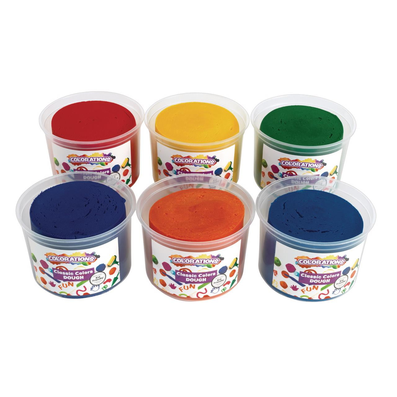 Colorations Classic Color Dough, 18 Pounds, 6 Bright Colors, Non-Toxic ...
