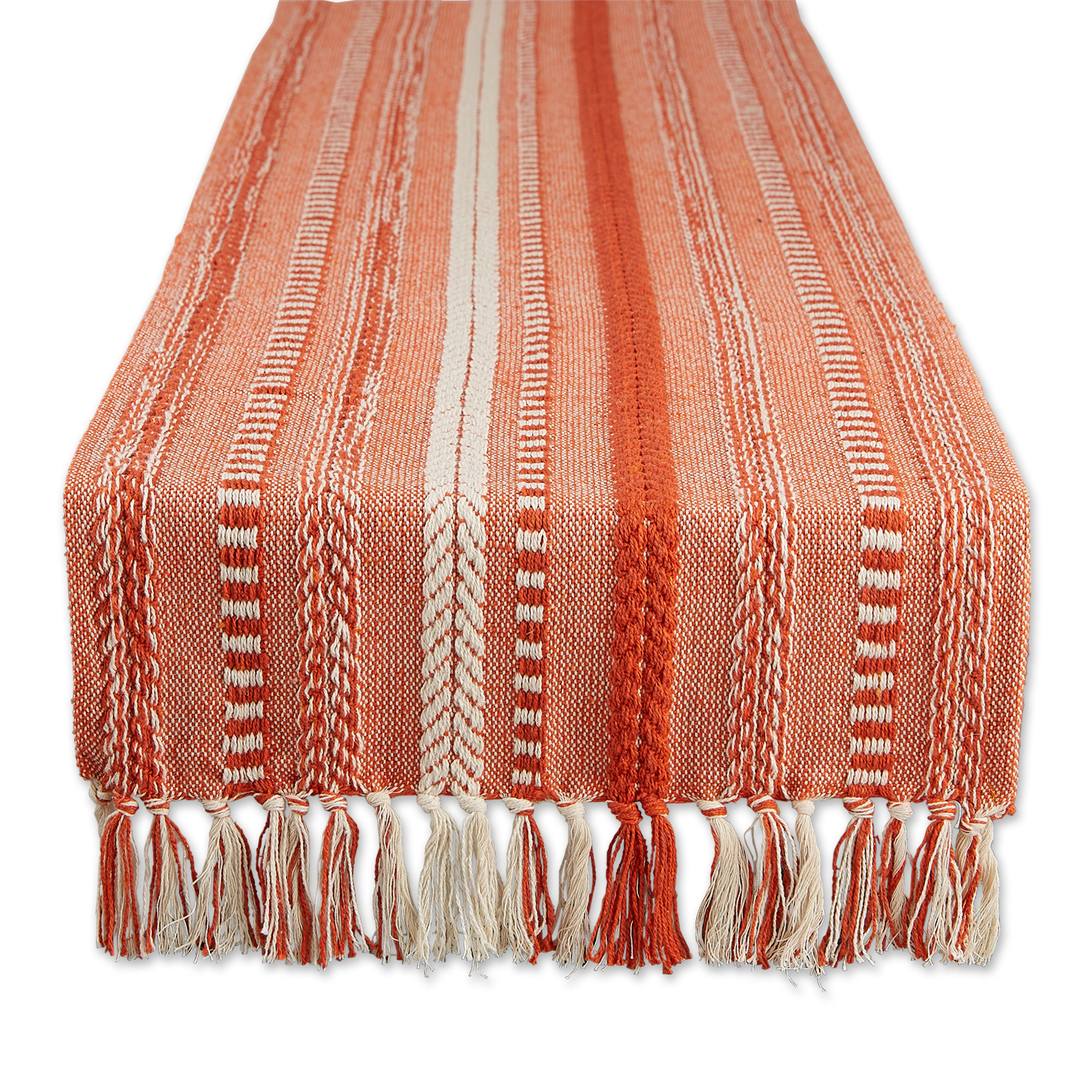 DII Vintage Red Braided Stripe Table Runner - Walmart.com