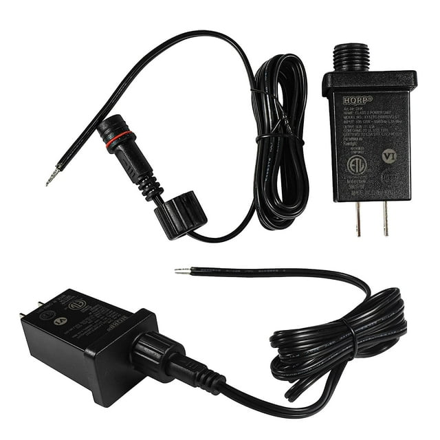 HQRP 2-Pack 24V 0.5A 12W Class 2 Power Supply with Extension Cord, IP44 ...