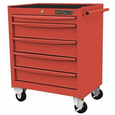 PROTO J9971R 19"W Steel, Safety Red Portable Tool Box, Powder Coated, 7 ...