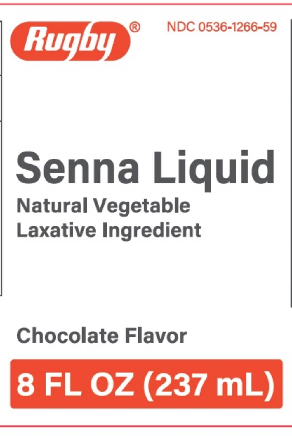 Rugby Senna Liquid Natural Vegetable Laxative Ingredient, OTC Medicine ...