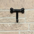 Metal Dog Bone Hook Wall Mount Hat Coat Hanger Puppy Leash Holder Pet ...