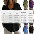 Perfectbot Women's Roll-Cuff Shirt, Short Sleeve Henley Button-Down ...