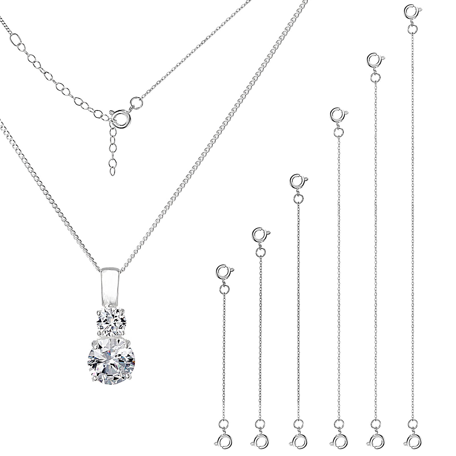 Click here for Masteelfca 6 Pcs Necklace Extenders Bracelet Exten... prices