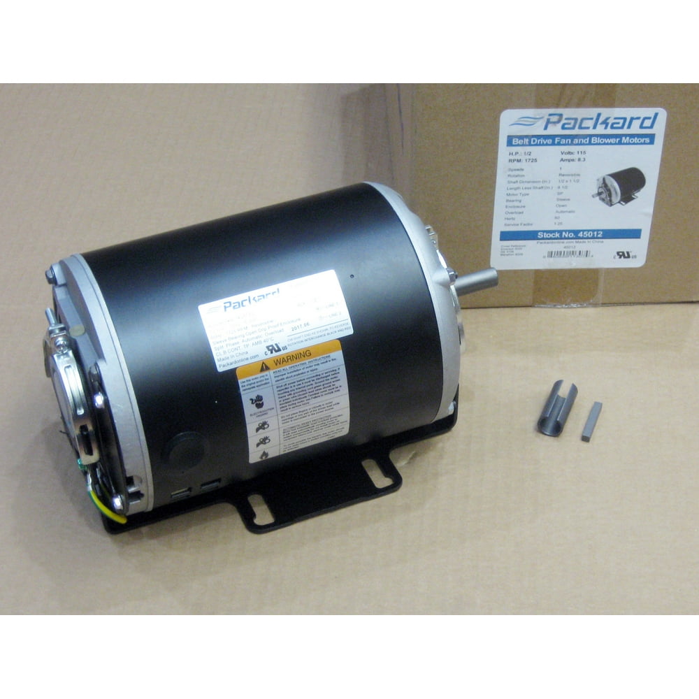 Belt Drive Motor 1/2 HP 1725 RPM 115 Volts 8.3 Amps - Walmart.com ...