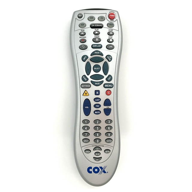 (1 Pack) Replacement Cox Remote Control URC-7820 For HD / DVR / Digital ...