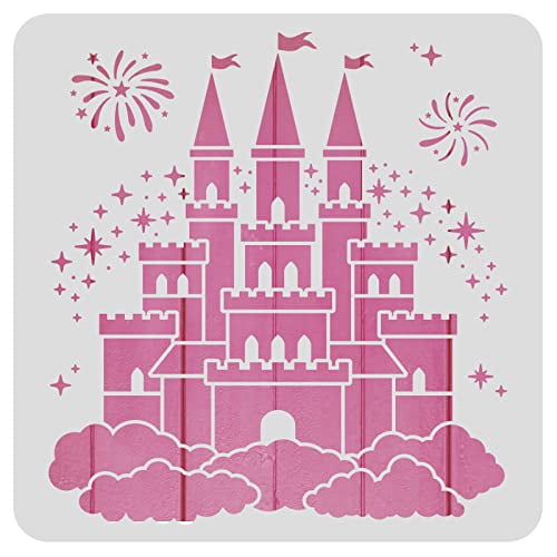 Princess Castle Stencil