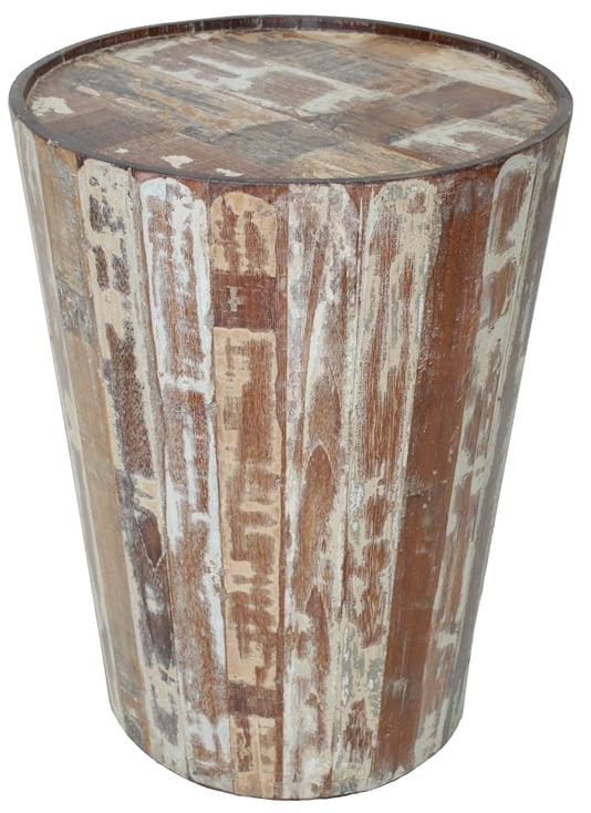 Urban Port Classy Barrel Side Table - Walmart.com