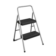 Hyper Tough Gray & Black 2-Step Steel Large Platform & Foldable Step ...