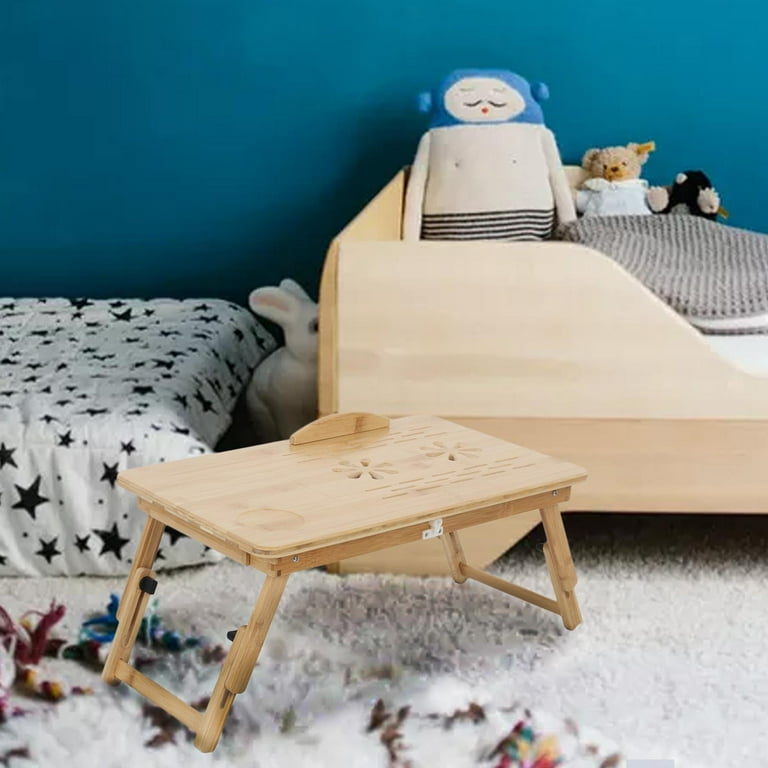 Household liftable and foldable bedside computer desk store