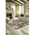 Mainstays Oversized Floral Gray Multi Area Rug - Walmart.com