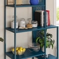 Mr. Kate Annie Metal Bookcase, Deep Ocean Blue - Walmart.com