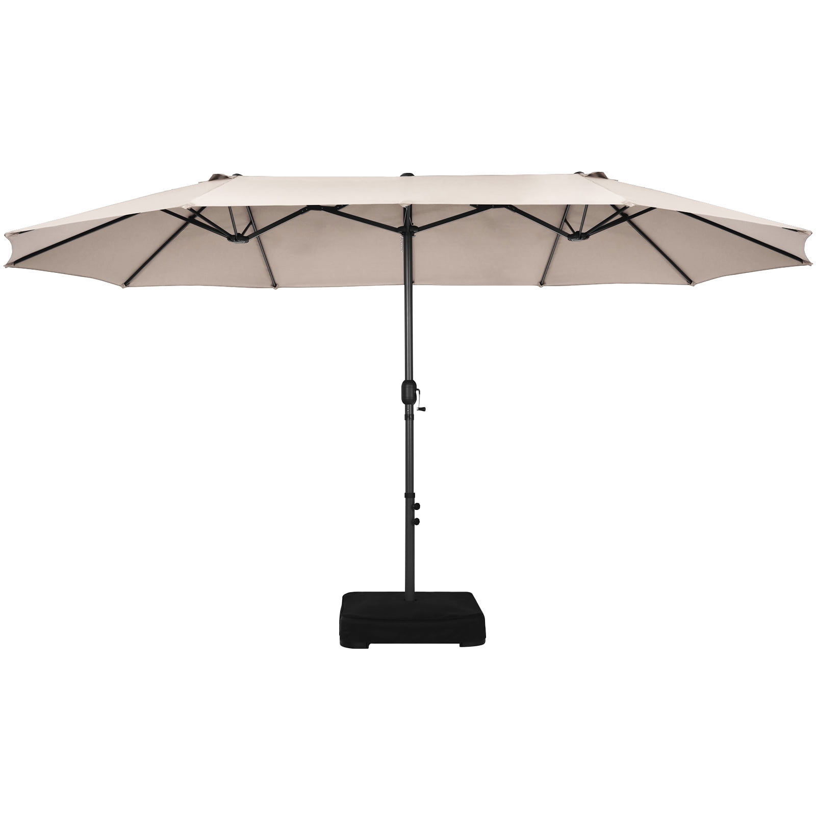 Click here for Patiojoy 15ft Double-Sided Twin Patio Umbrella Wit... prices