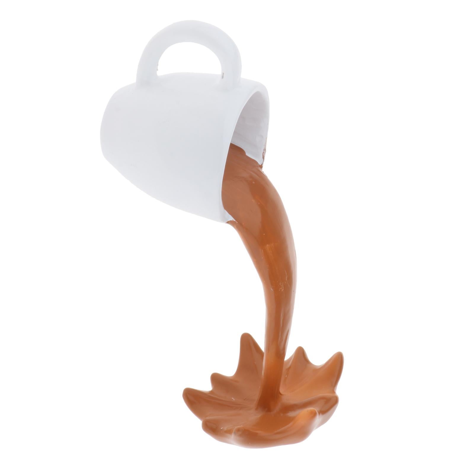 Floating Coffee Cup, Creative Floating Coffee Cup Mug Sculpture Kitchen ...