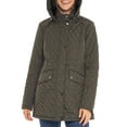 S.E.B. by Sebby Quilted Jacket with Detachable Hood (Women’s) - Walmart.com