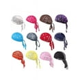 Cotton Cooling Skull Cap Du Rag Motorcycle Biker Head Wrap Do Doo ...