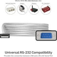 UYGDUY-6-FT USB to RS-232 DB9 Serial 9 pin Adapter (Prolific PL2303 ...