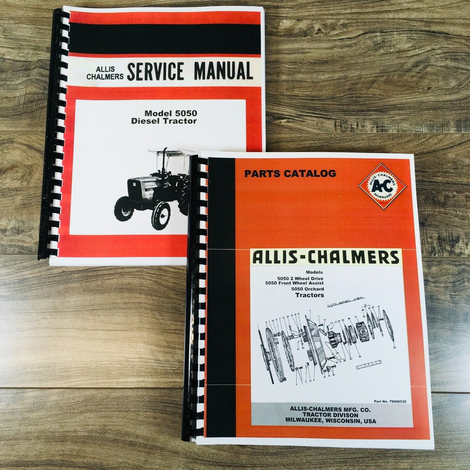 Allis Chalmers 5050 Diesel Tractor Service Manual Parts Repair Workshop Book - Walmart.com