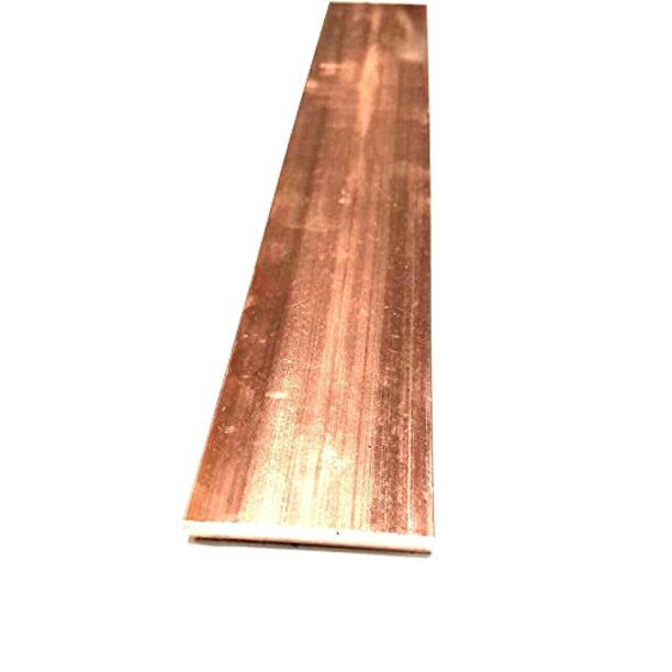 AC/DC Wire And Supply Copper 110 Flat Bar 1/8" x 2" x 6"-Long ->.125" x ...